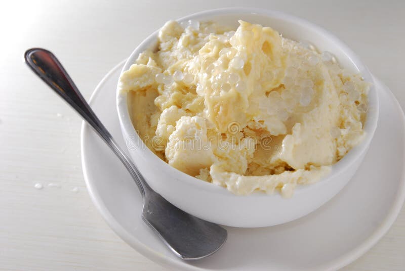 Sago mango ice-cream stock photo. Image of kong, dessert - 27138528