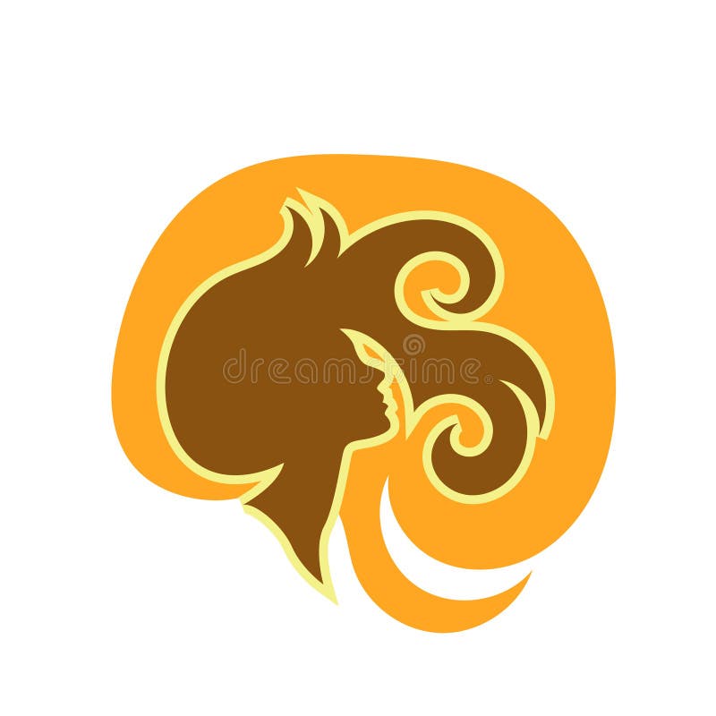 Sagoma Del Profilo Della Testa Della Donna Con Forma Stilizzata Di ... Sagoma Del Profilo Della Testa Della Donna Con Forma Stilizzata Di ...