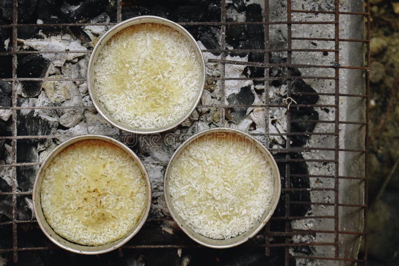 Sagoon or Sagun Traditional Coconut Cake from Indonesia, Made by Baking ...