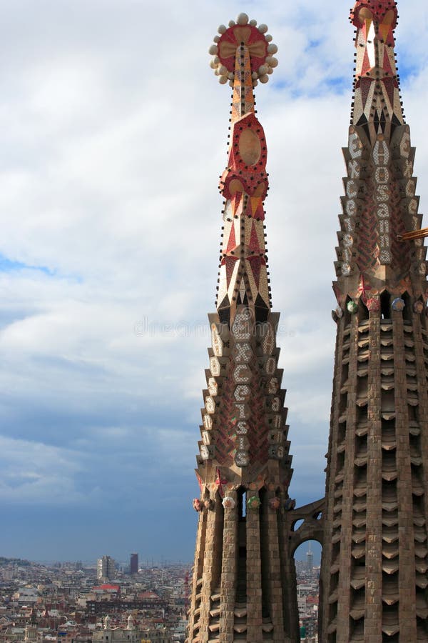 388 Spires Sagrada Familia Photos - Free & Royalty-Free Stock Photos ...