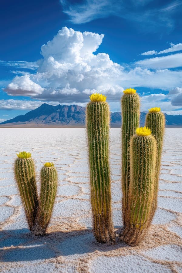 Saguaro Cactus in Desert Landscape Stock Photo - Image of outdoor ...