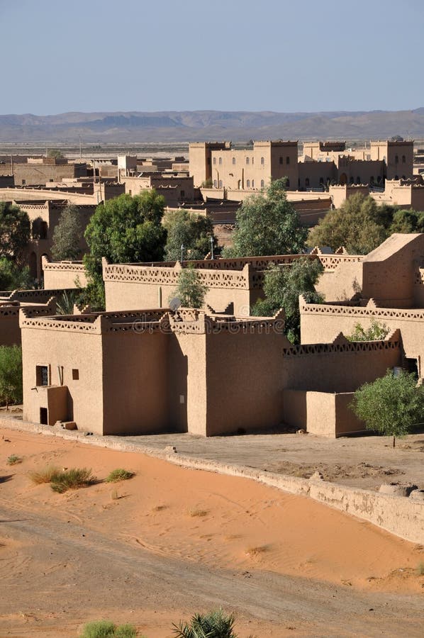 A Desert Village in Chad in North Africa Stock Image - Image of ...