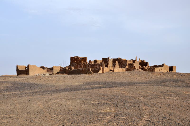 Fortifications, Sahara Desert, Libya Stock Photo - Image of fort, north ...