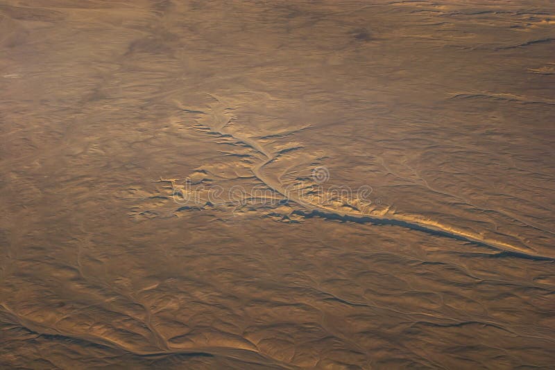Sahara desert, aerial view stock photo. Image of aerial - 51430504