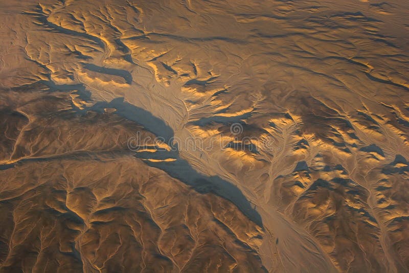 Sahara desert, aerial view stock image. Image of sandstone - 51430553