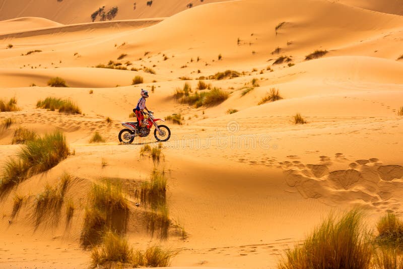 Sahara Desert is Also a Place for Different Extreme Sports Stock Photo ...