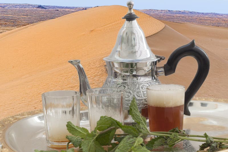 Saharawi tea stock image. Image of horizontal, culinary - 95335307