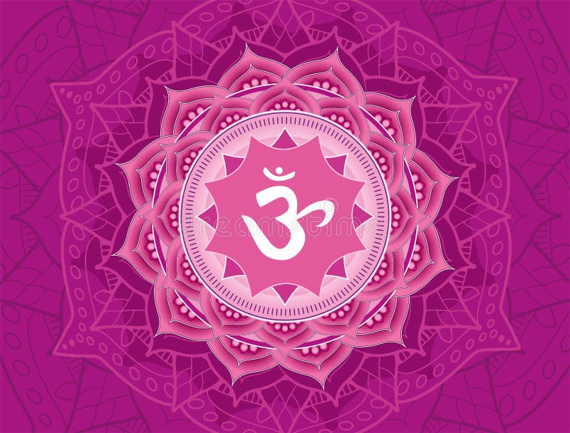 Chakra Illustration Vector of Sahasrara. EPS 10 Stock Vector ...