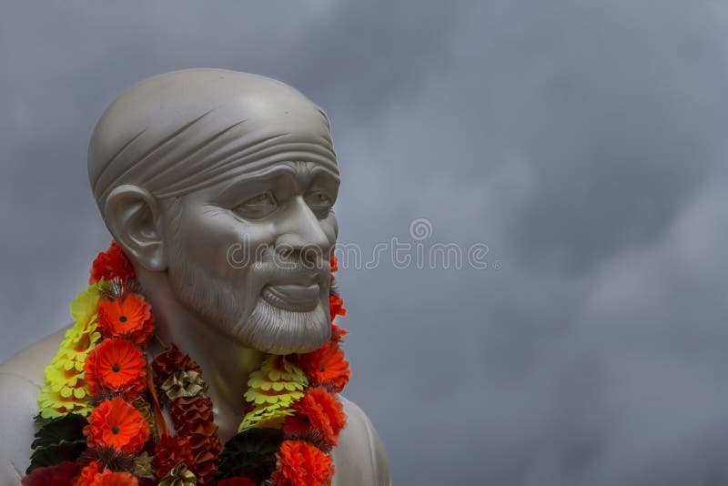 Shirdi Sai Baba statue stock photo. Image of spiritual - 66844444