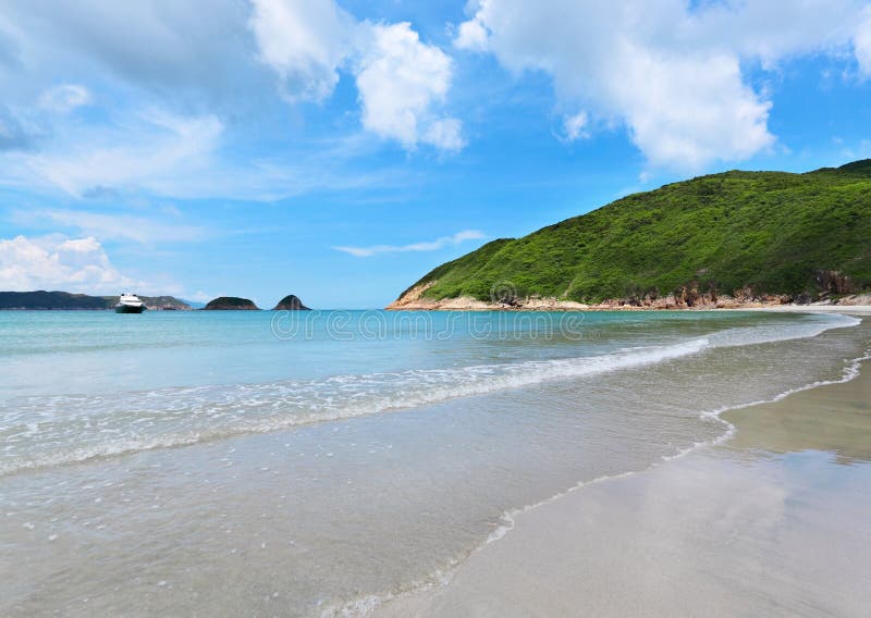 Sai Wan beach stock photo. Image of colorful, nature - 20581592