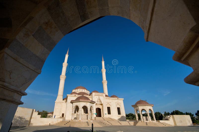 Oman, Muscat - Sultan Said Bin Taimur Mosque Stock Image - Image of ...