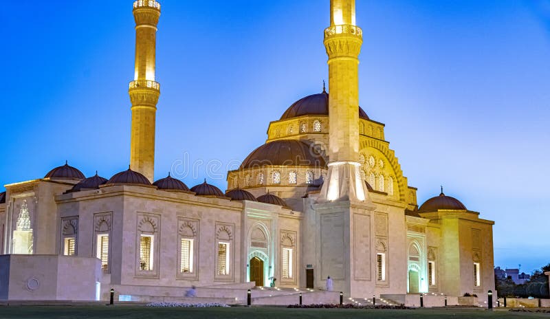 Said Bin Taimur Mosque in Muscat, Oman Stock Photo - Image of religious ...