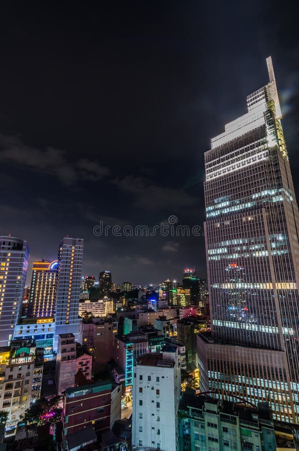Saigon Night editorial image. Image of minh, night, exposure - 61562775