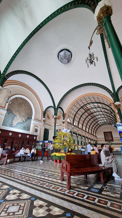 Saigon Post Office Built in French Colony More Than 130 Years Ago ...
