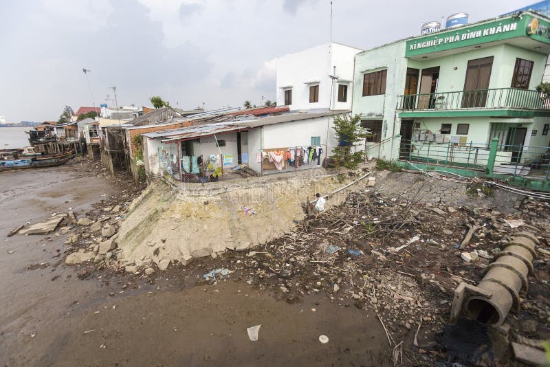 Polluted river editorial stock image. Image of neglected - 52329609