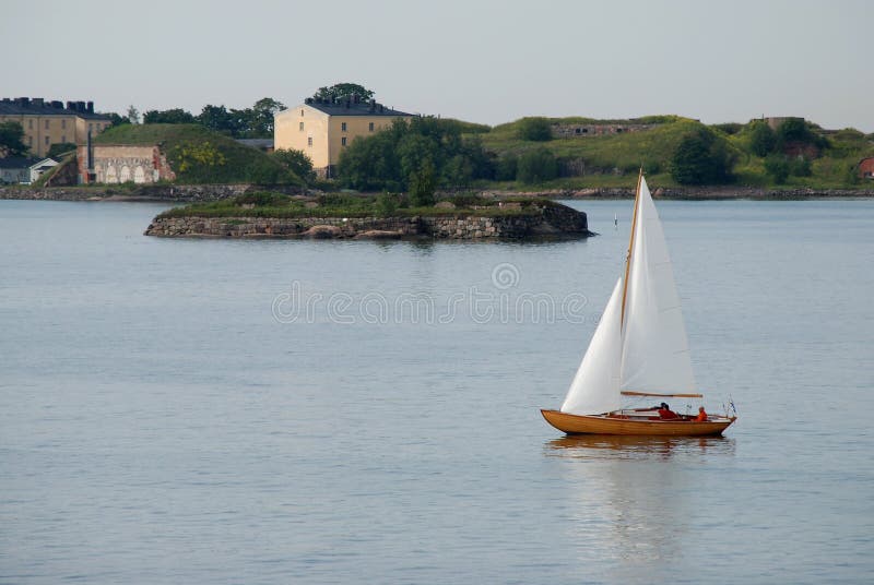 Sail Boat stock image. Image of vessel, yacht, sailing - 5617307
