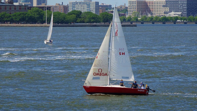 Sail Boat in Harbor editorial image. Image of vessels - 85641815