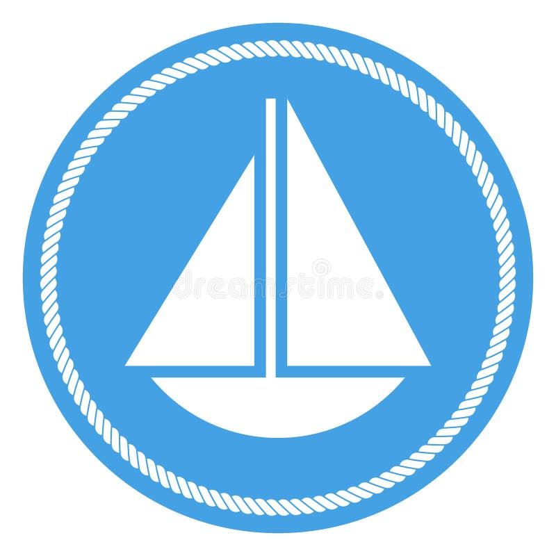 Sail Boat Icon, Flat Design Style, Vector Illustration Stock Vector ...
