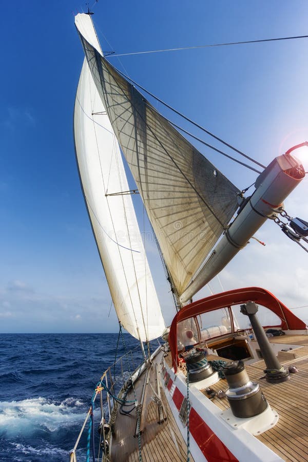 Sail boat stock image. Image of freedom, luxury, maritime - 47348457