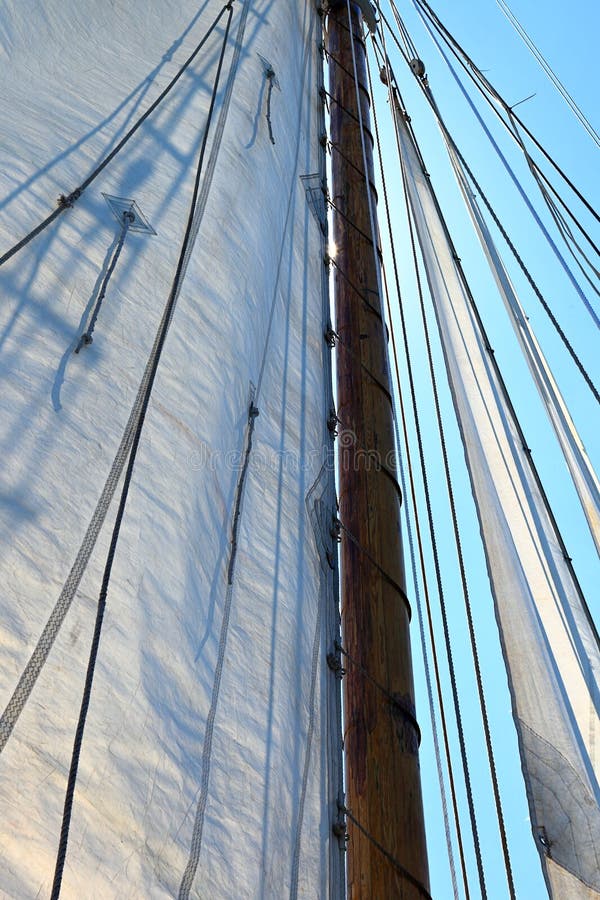 Sail Rigging stock photo. Image of rope, rigging, sailing - 17190652