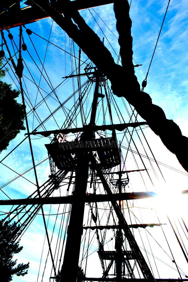 Sail rigging stock image. Image of sailor, sail, rigging - 87705553