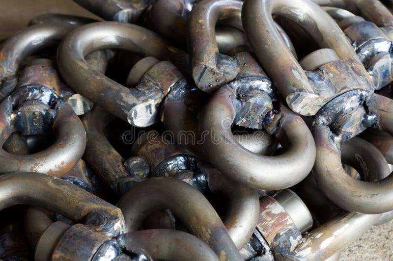 Sail shackles stock image. Image of close, steel, line - 47188387