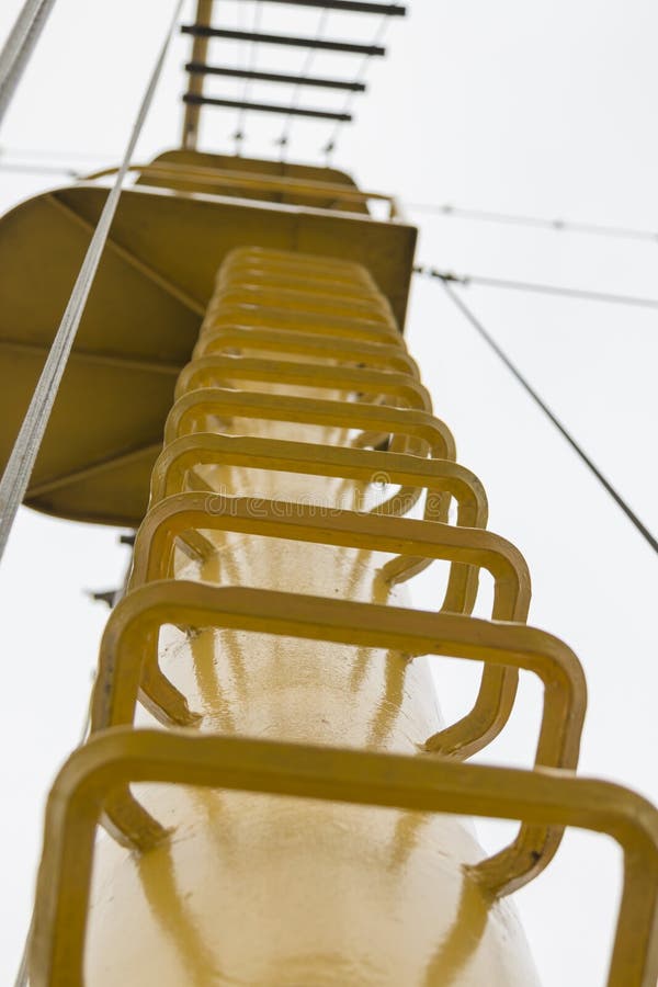 Iron ladder sail stock photo. Image of float, blue, craft - 117754722