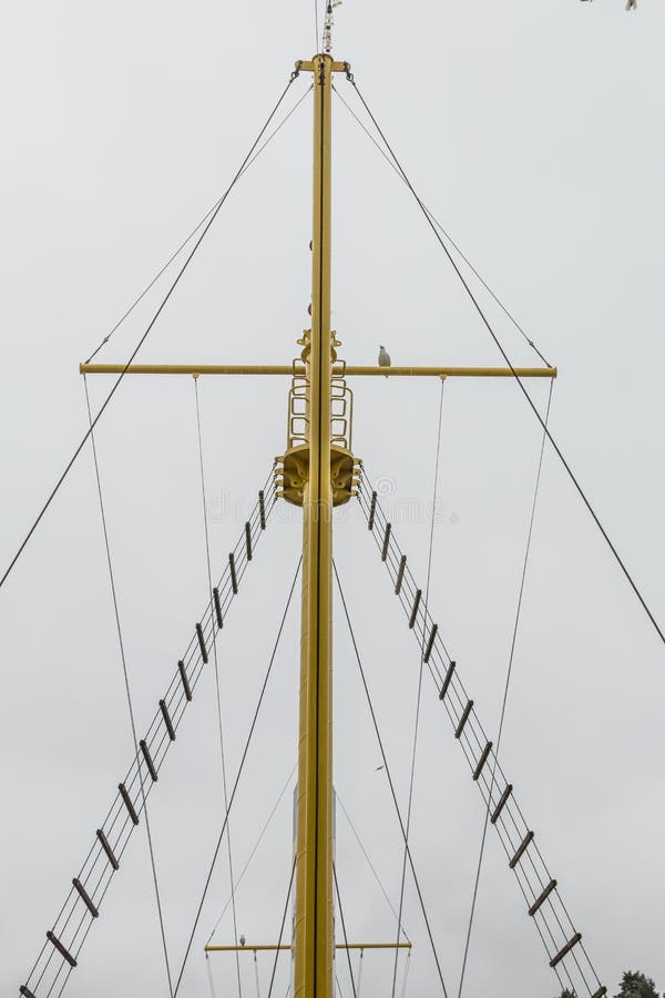 Sail ship mast stock photo. Image of craft, focu, antique - 117754520