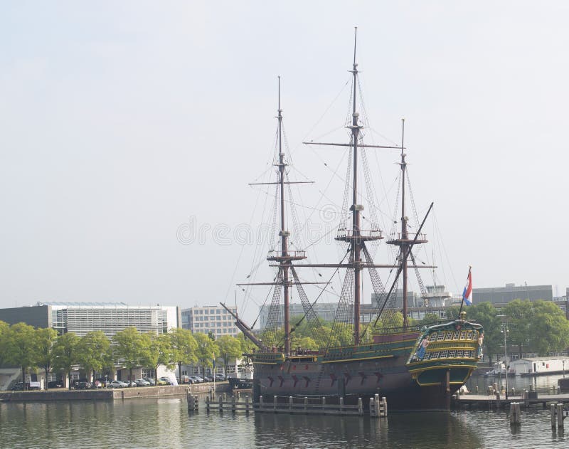 Sail ship editorial photography. Image of harbor, shiprigged - 105059942