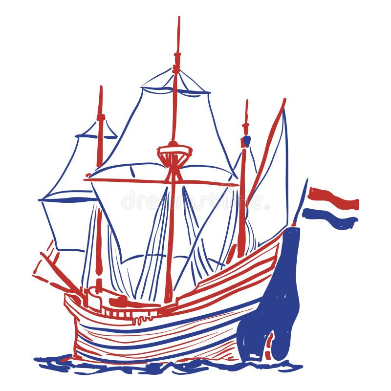 Dutch Ship Stock Illustrations – 209 Dutch Ship Stock Illustrations ...