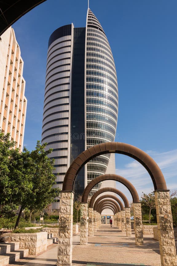 Sail Tower in Haifa editorial photo. Image of facade - 65636831