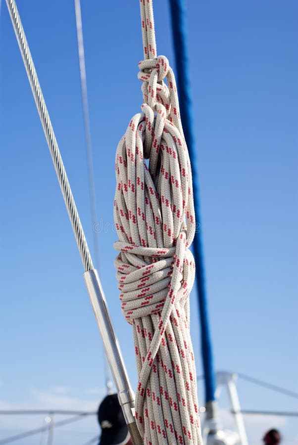 Sail with turnbuckle stock photo. Image of sailing, railing - 18612898