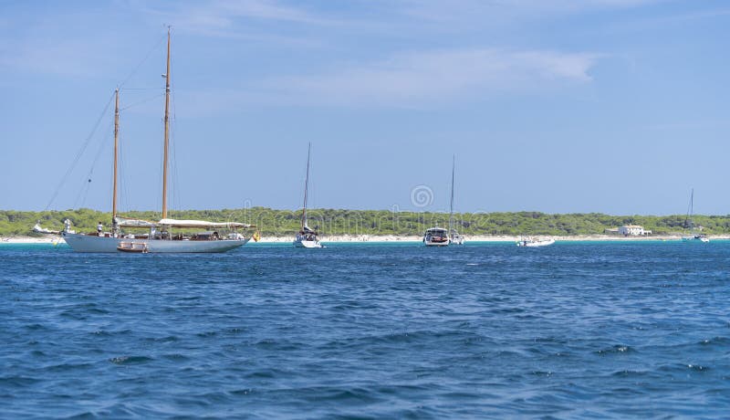 Sailboat anchored stock photo. Image of sailing, outdoor - 128459740