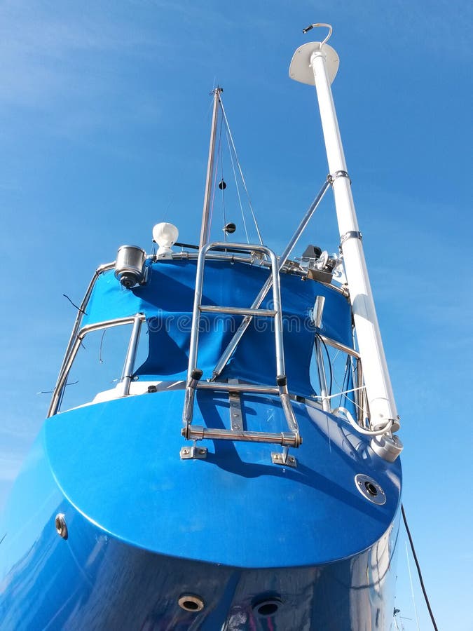 Sailboat in dry dock stock photo. Image of lennusadam - 51549464