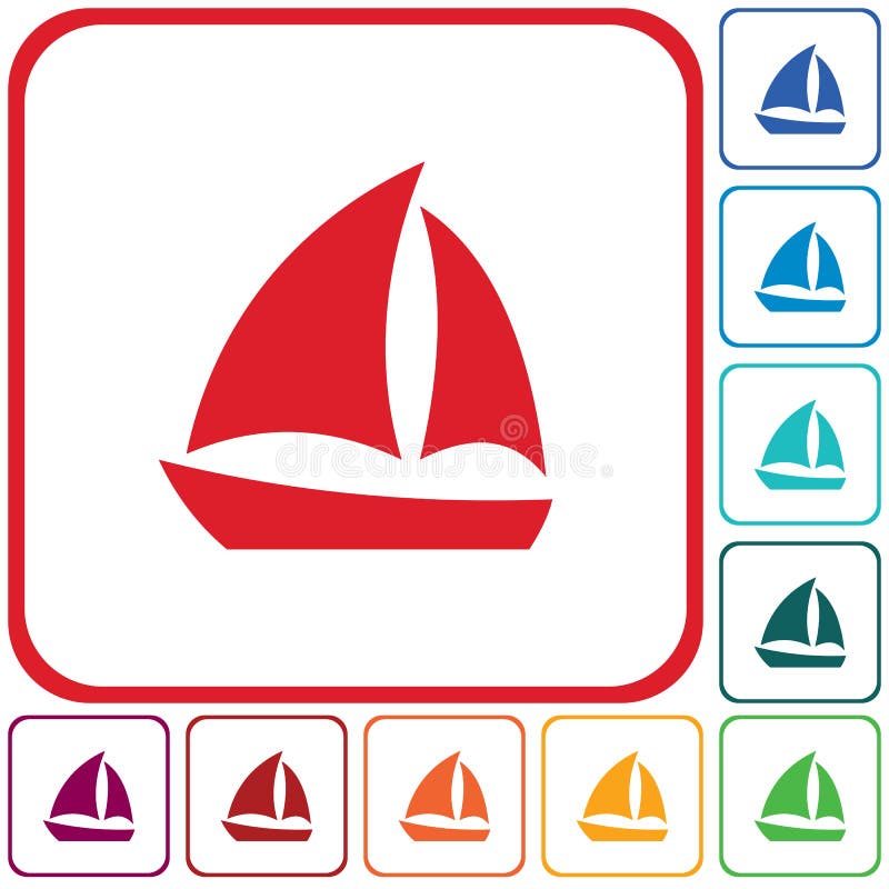 Sailboat icon simple stock vector. Illustration of icon - 142890864