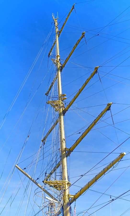 The Sailboat mast stock image. Image of recreational - 141320669