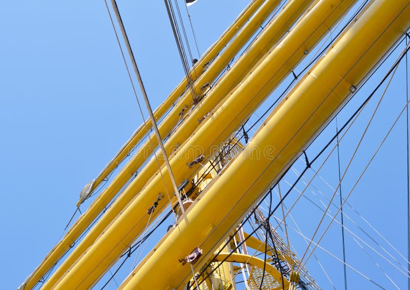 The Sailboat mast stock photo. Image of boat, color, hemp - 98689196