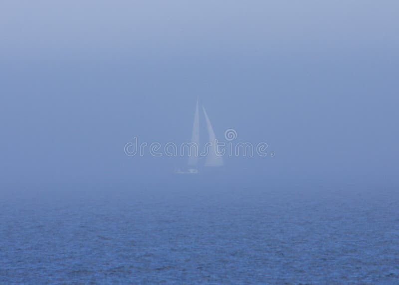 Sailboat Mist stock image. Image of soothing, passive - 10618303