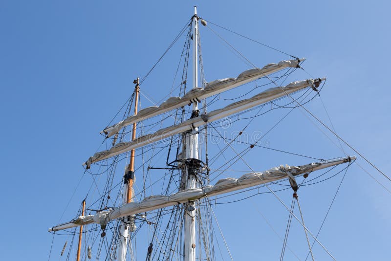 Sailboat stock photo. Image of france, restoring, history - 33001048