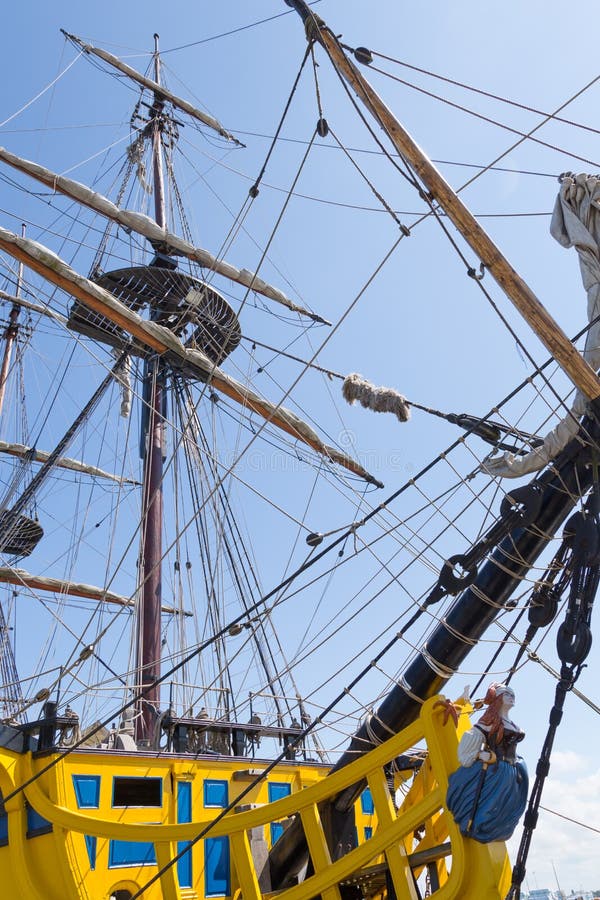 Sailboat stock photo. Image of scenic, pirate, harbor - 33004132