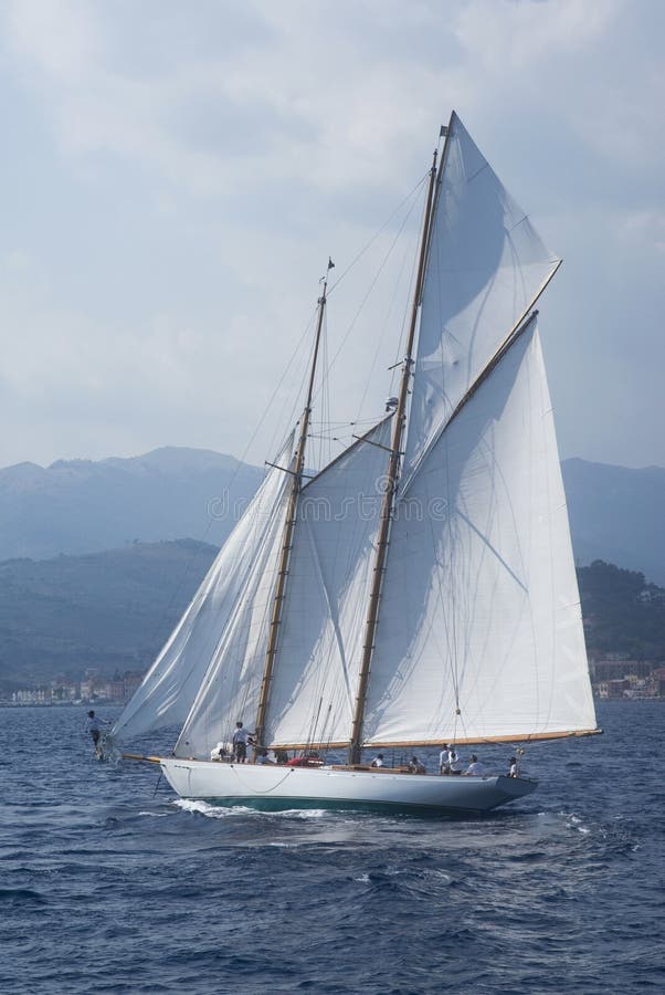 Sailboat editorial stock image. Image of nautical, coast - 77590599