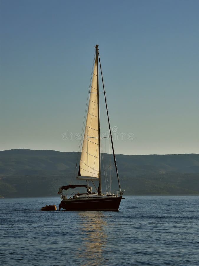 Sailboat at sea stock photo. Image of holidays, calm - 22590502