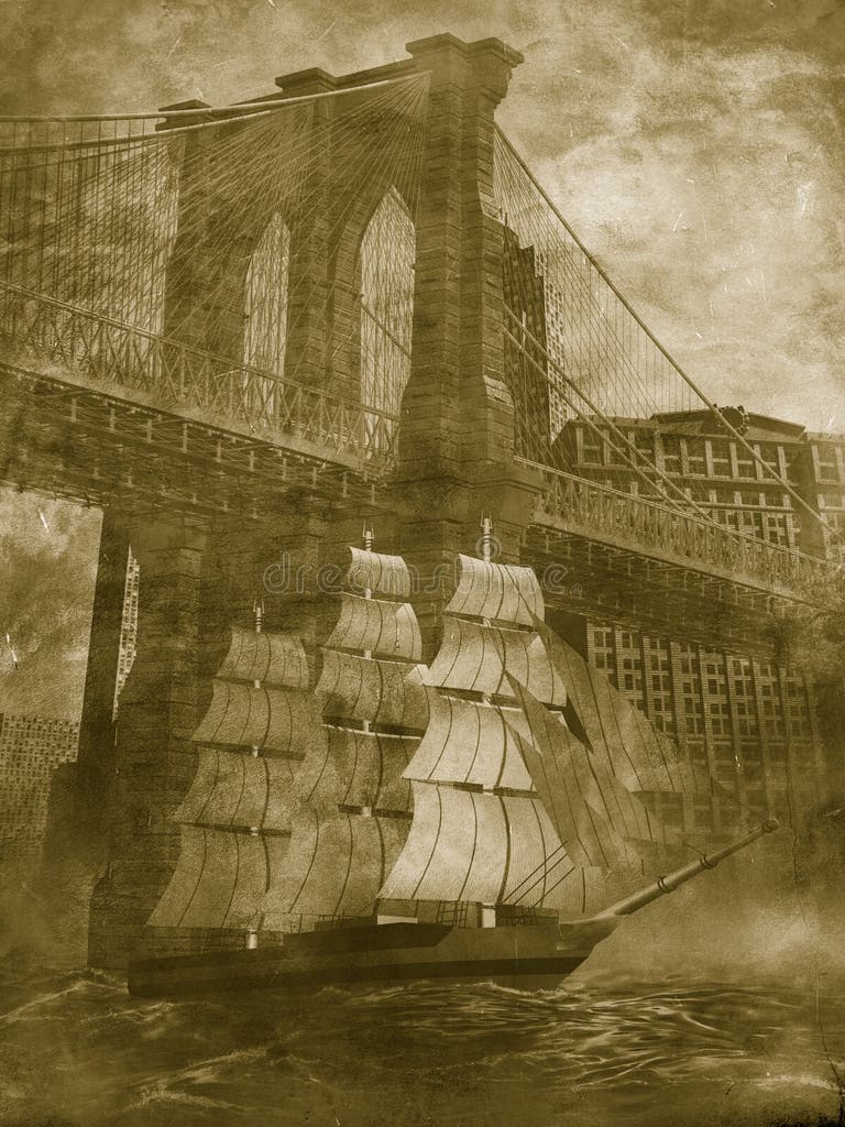 Old Boat Bridge Stock Illustrations – 3,242 Old Boat Bridge Stock ...