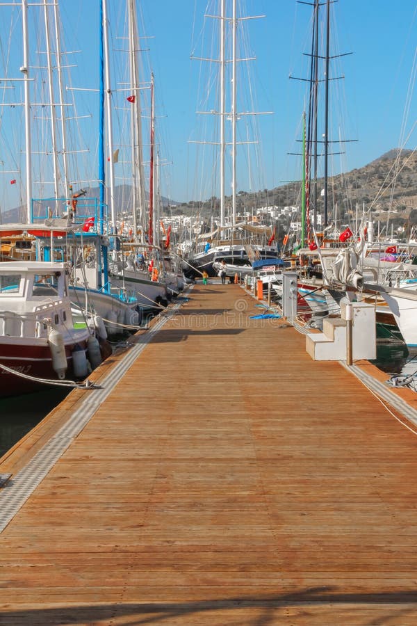 Sailboats at Bodrum Marina on Bodrum Turkey Editorial Image - Image of ...