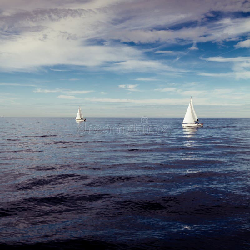 Sailboats stock photo. Image of maritime, blue, vessels - 38619782