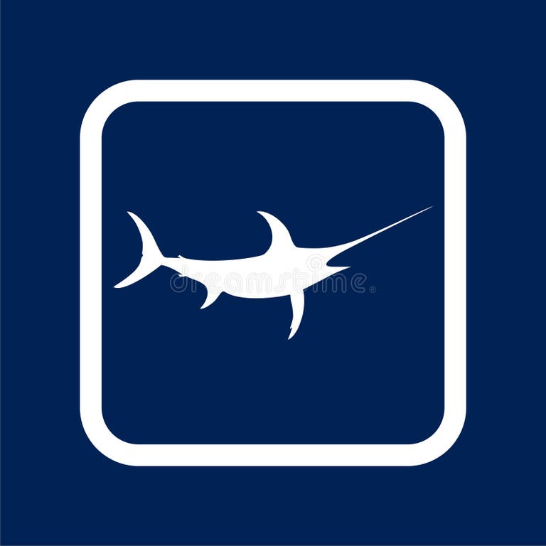 Sailfish Icon Saltwater Fish - Vector Illustration Stock Vector ...