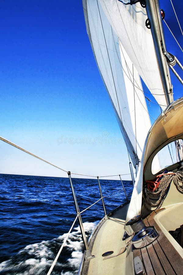 Sailing stock image. Image of boat, hobby, water, sail - 10571799