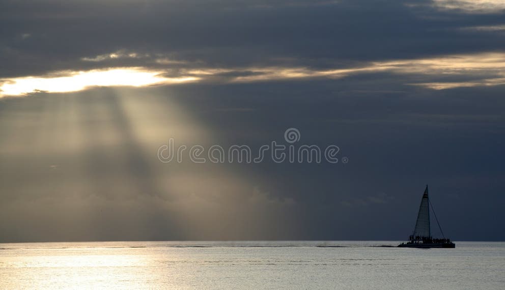 Sailing stock photo. Image of sailboat, blue, glowing - 1714028