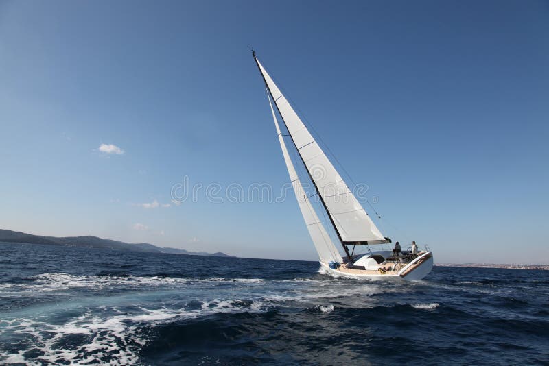 Sailing on the Adriatic Sea Stock Image - Image of maritime, adria ...