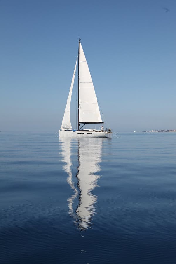 Sailing on the Adriatic Sea Stock Image - Image of peaceful, navigating ...